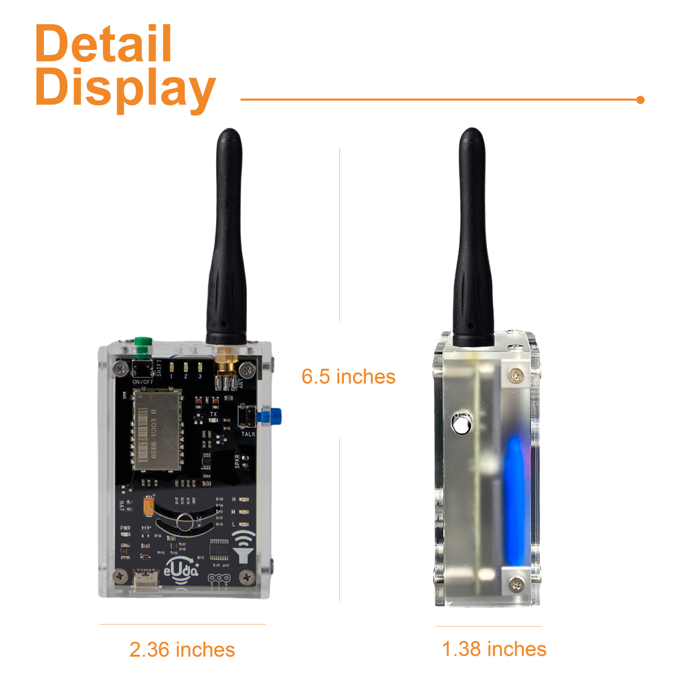 eUda+ DIY Assembly & Soldering Walkie Talkie Kit – Fun Science ...