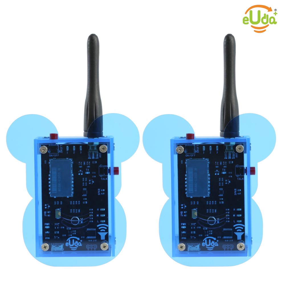 eUda+ DIY Assembly & Soldering Walkie Talkie Kit – Fun Science ...