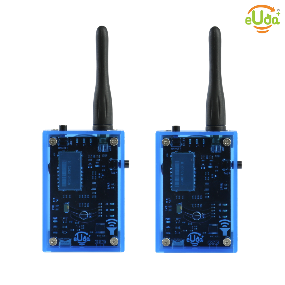 eUda+ DIY Assembly Walkie Talkie Kit – Fun Science Experiment for Kids ...